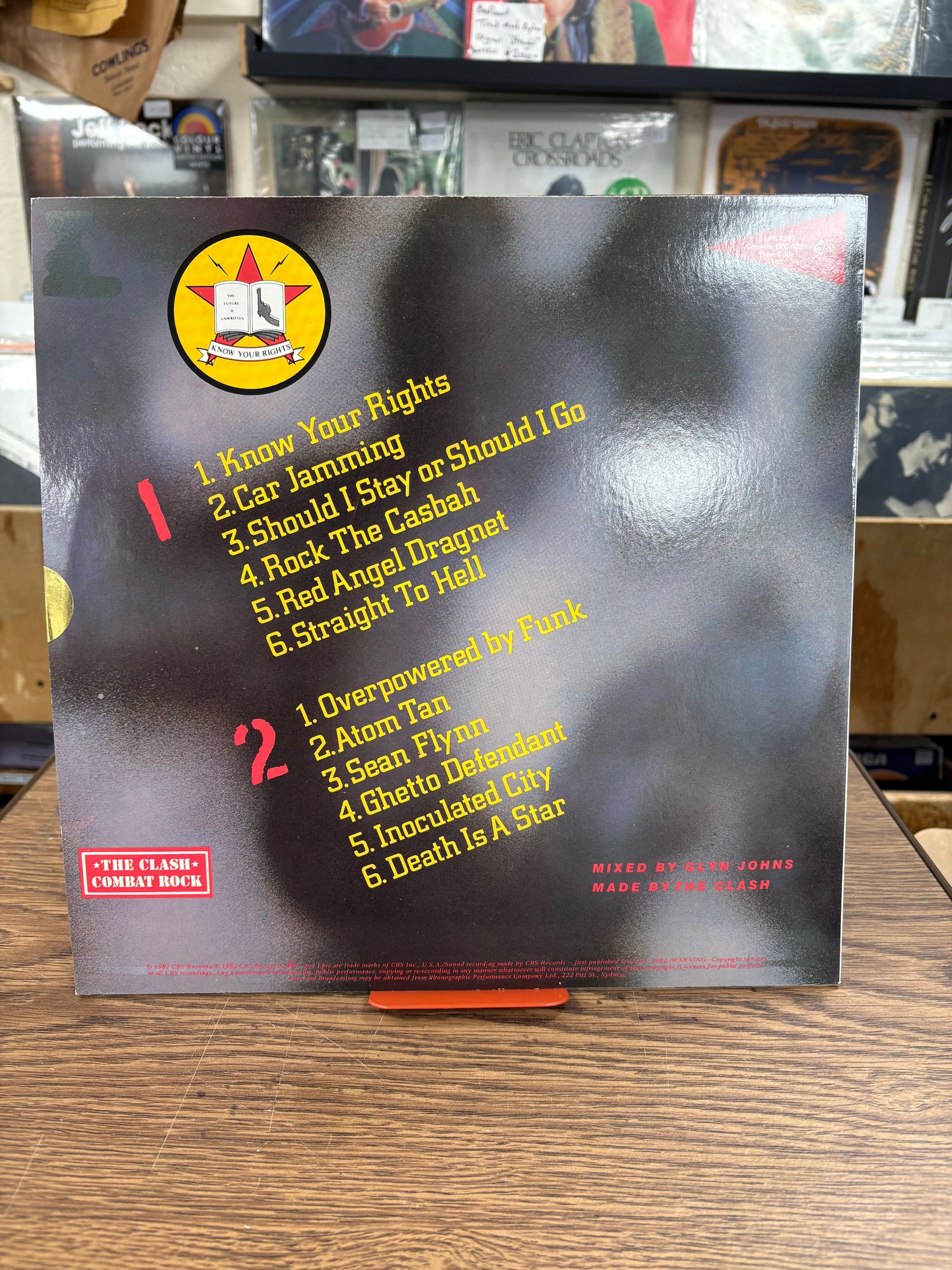 The Clash - Combat Rock - Complete with the Poster - EX+ – Rockabuy Records