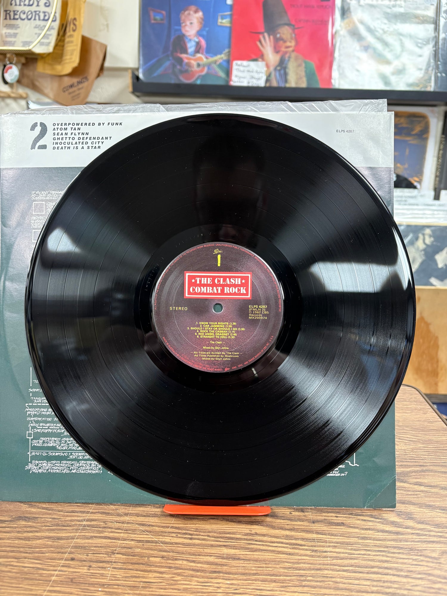 The Clash - Combat Rock - Complete with the Poster - EX+ – Rockabuy Records