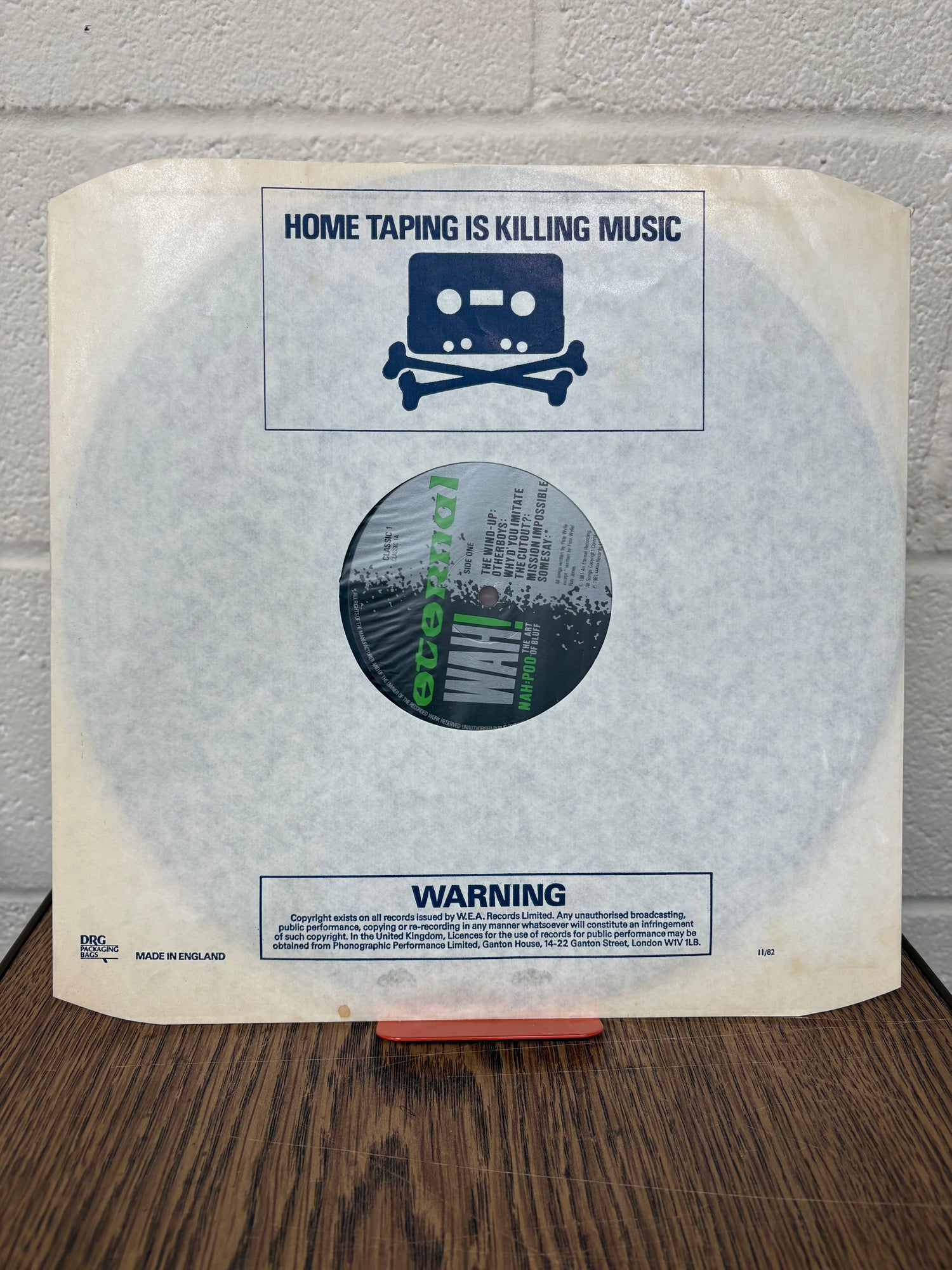 Wah! - Nah=Poo The Art Of Bluff - VINYL – Rockabuy Records